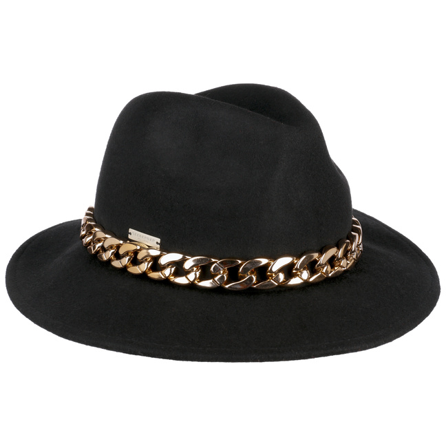Cappello Fedora in Lana con Catena by Seeberger - € 79,95
