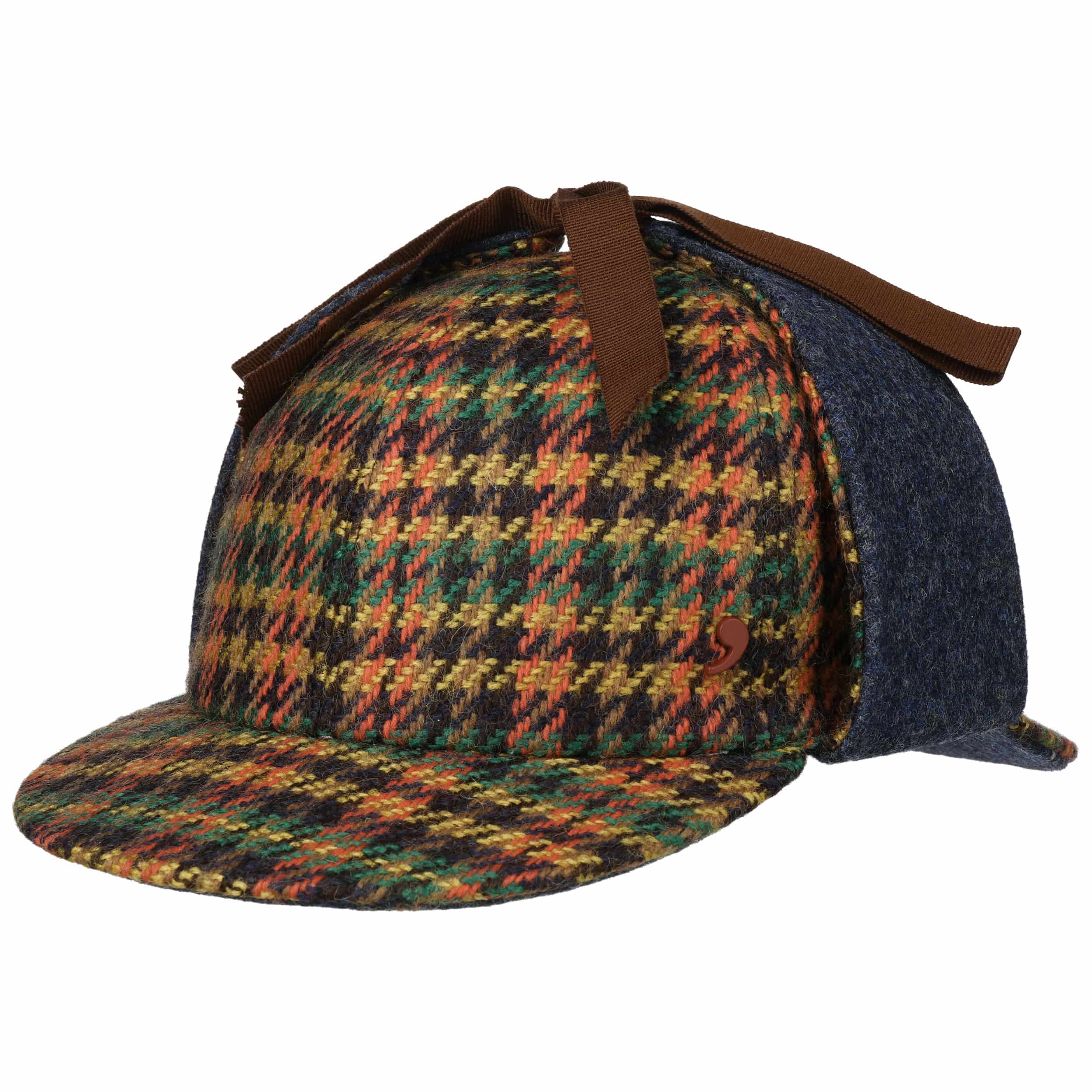 Berretto Houndstooth Deerstalker by Alfonso D'Este - € 129,00