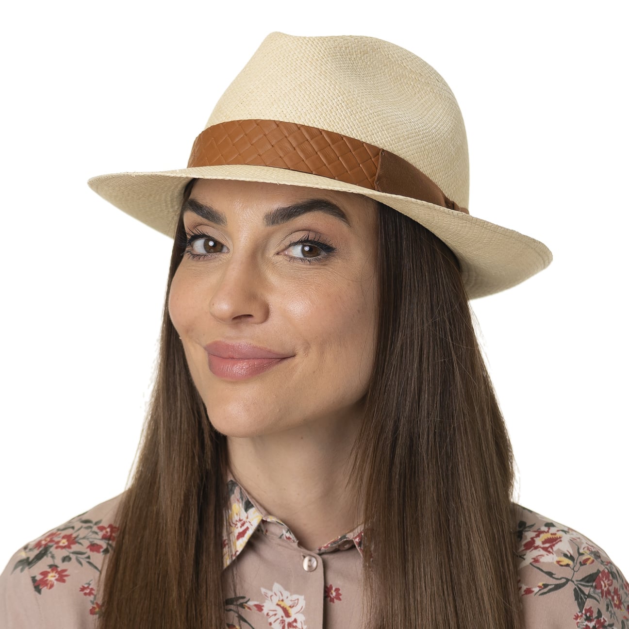 Cappello Panama con Nastro in Pelle by Borsalino - € 199,00