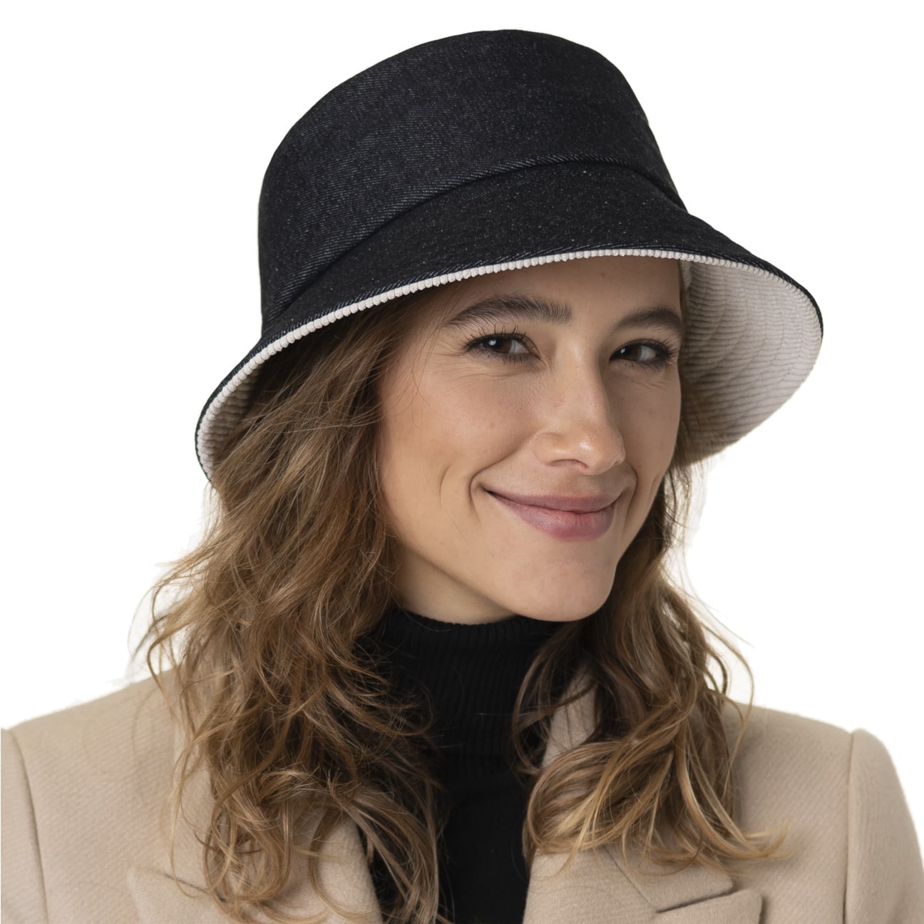 Cappello Reversibile Cord Denim Bucket by bedacht - € 59,95