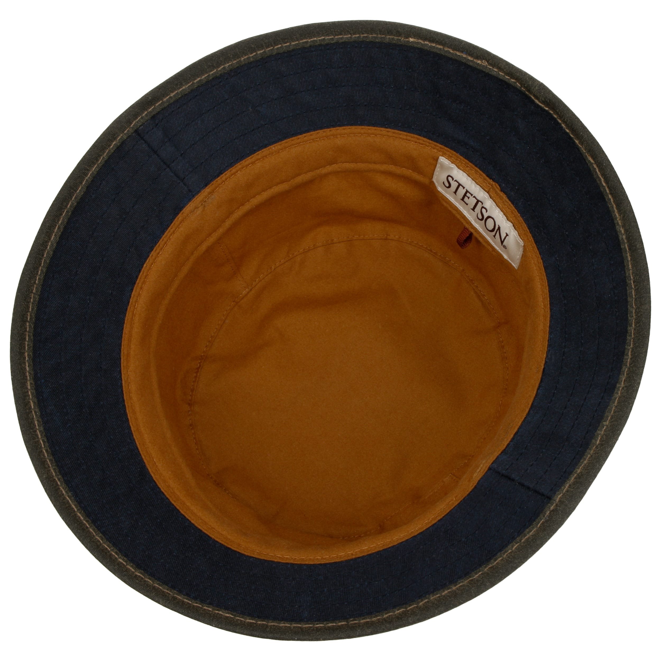 Cappello di Tessuto Waxed Cotton Bucket by Stetson --> Cappelli ...