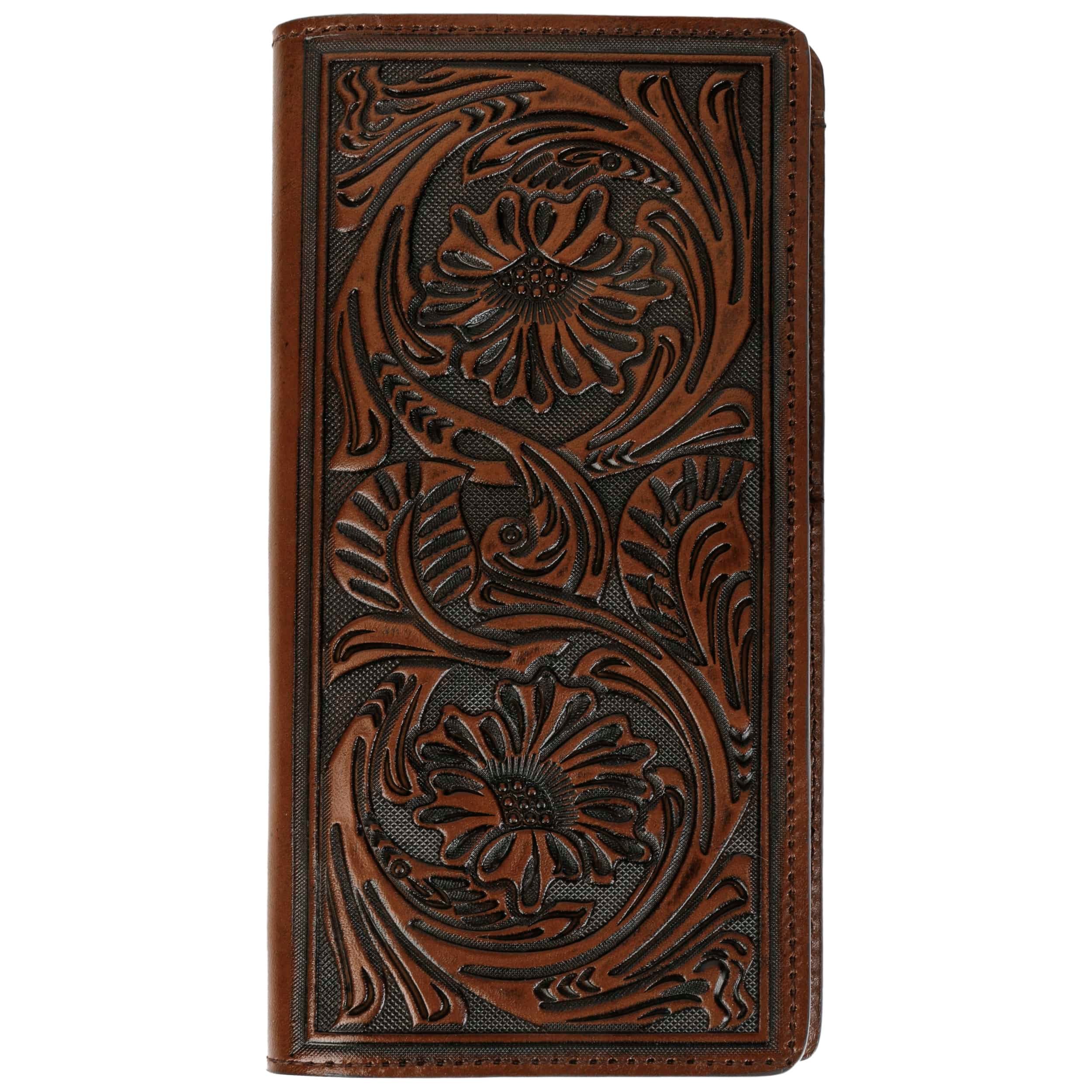 Tooled Leather Checkbook by Stetson - € 110,00